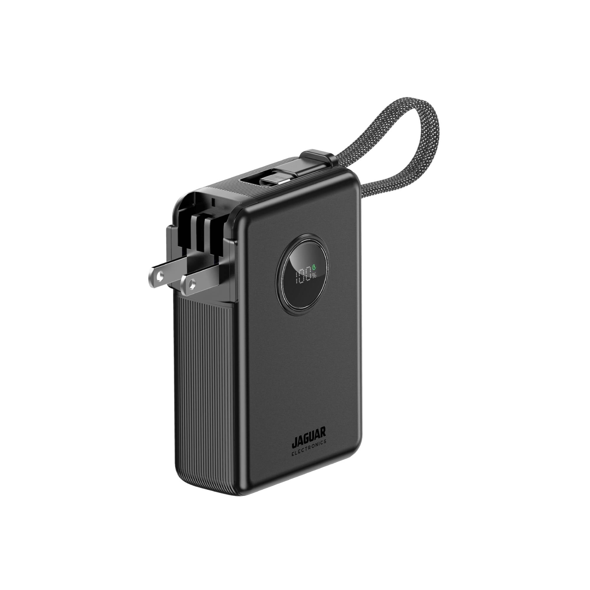 Jaguar Electronics PB900 10000mAh 22.5W PD/QC 3.0 Power Bank With Plug ...
